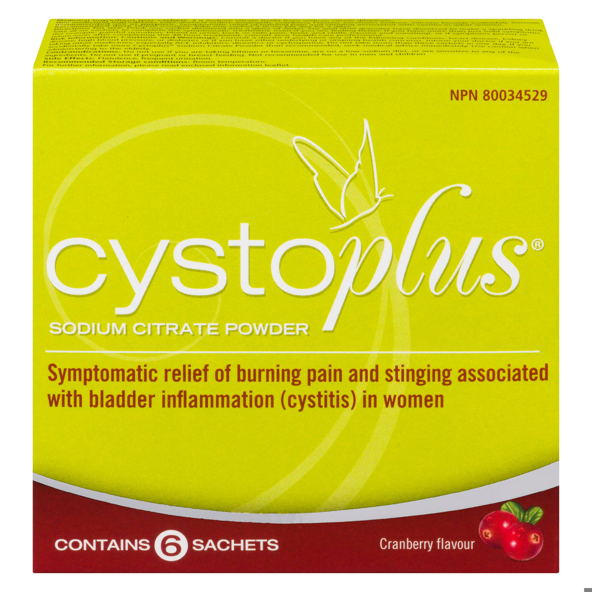CYSTOPLUS PD CRANBERRY 6X5.6G – MedsToYourHome